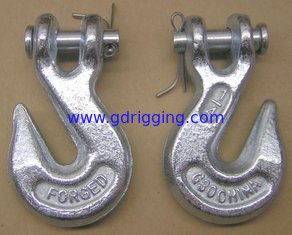 China alloy steel clevis grab hooks supplier